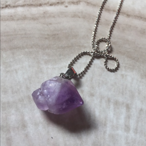 Jewelry | Genuine Amethyst Necklace Handmade New | Poshmark